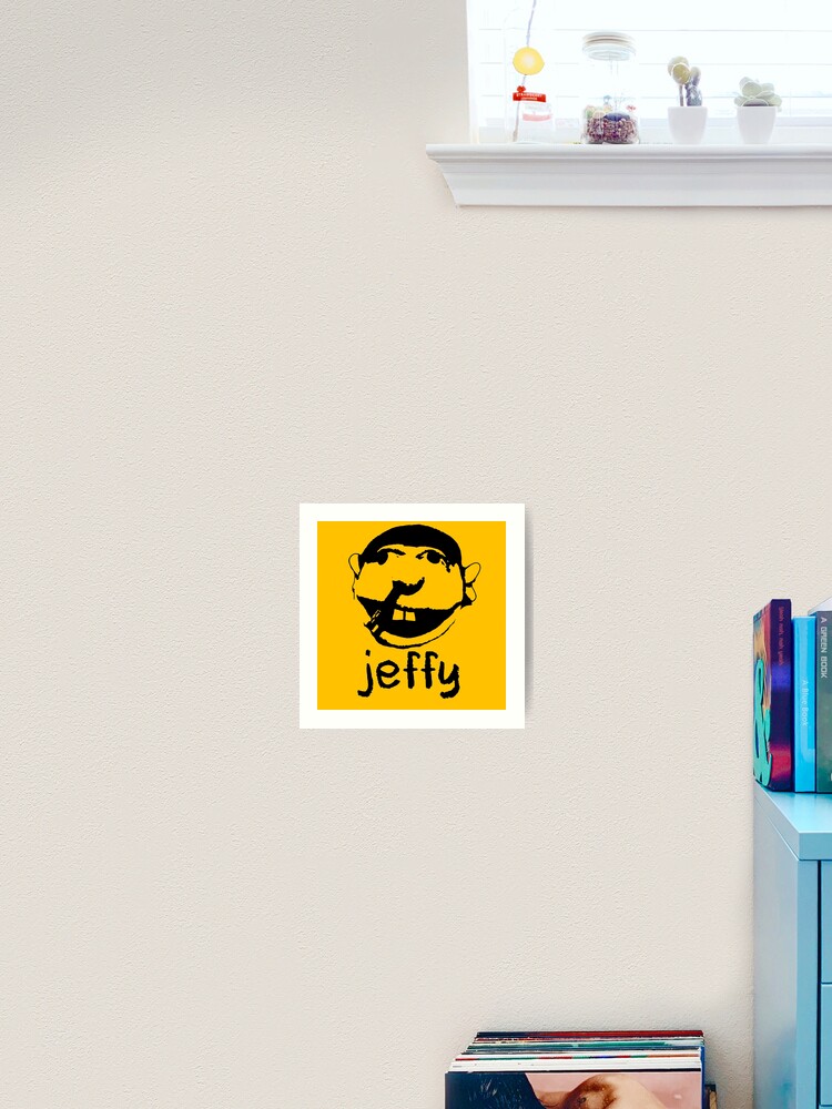 "jeffy face why" Art Print for Sale by thiscub | Redbubble
