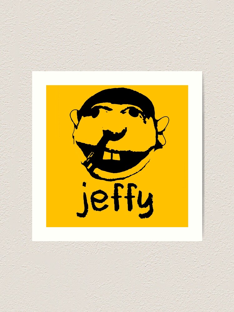 "jeffy face why" Art Print for Sale by thiscub | Redbubble