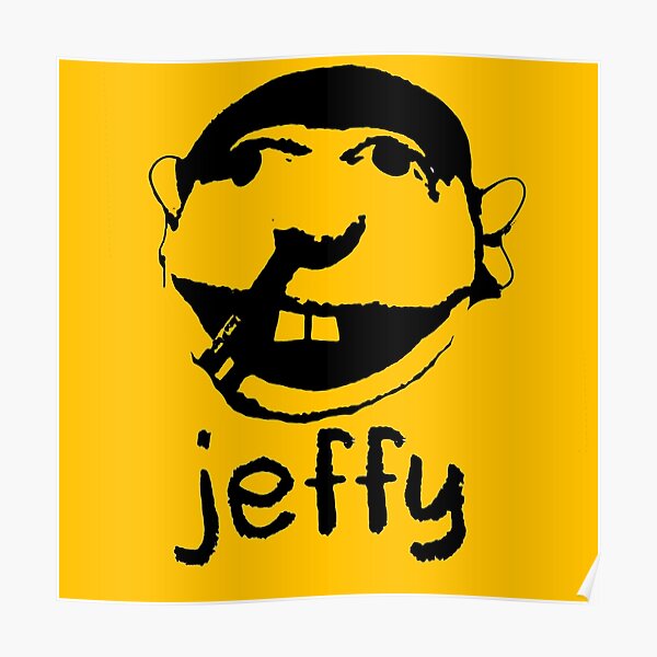 "jeffy face why" Poster for Sale by thiscub | Redbubble