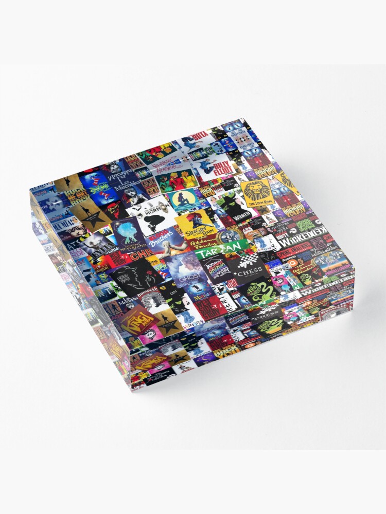 "Musicals Collage IV Original" Acrylic Block for Sale by BrambleBox ...