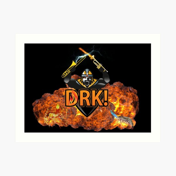 "DRK! - Official logo" Art Print by drkbrass | Redbubble