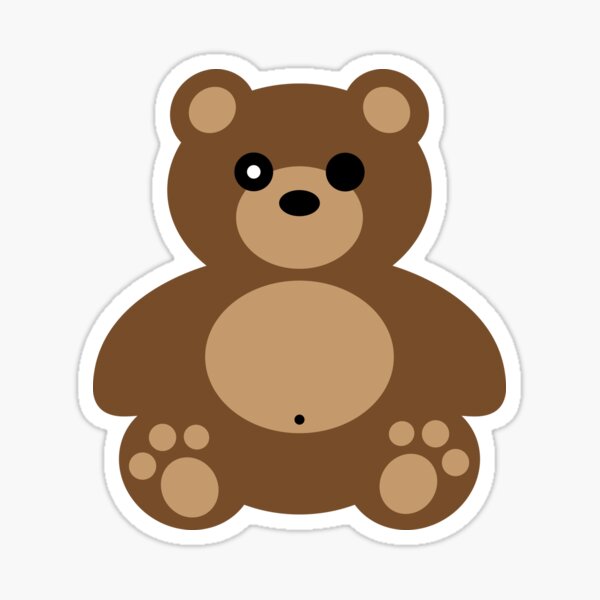 "Brown Bear" Sticker by ruminant | Redbubble
