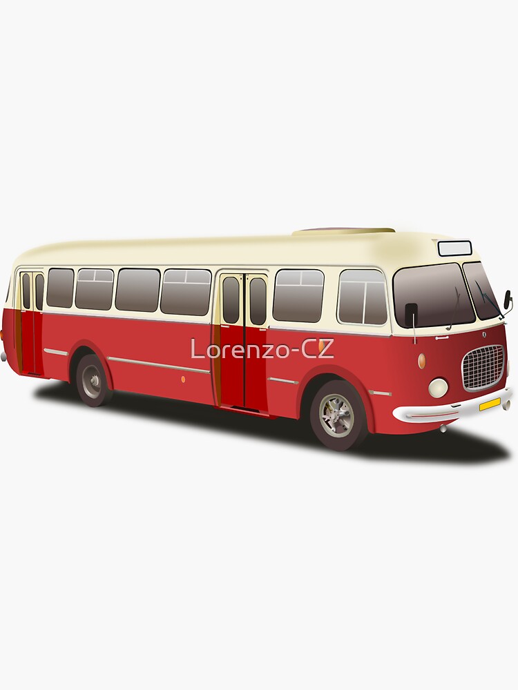 "Bus Škoda 706 RTO" Sticker for Sale by Lorenzo-CZ | Redbubble