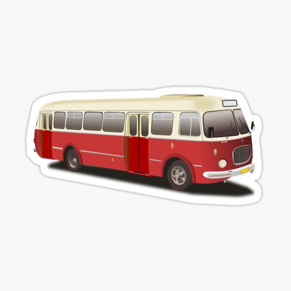 "Bus Škoda 706 RTO" Sticker for Sale by Lorenzo-CZ | Redbubble