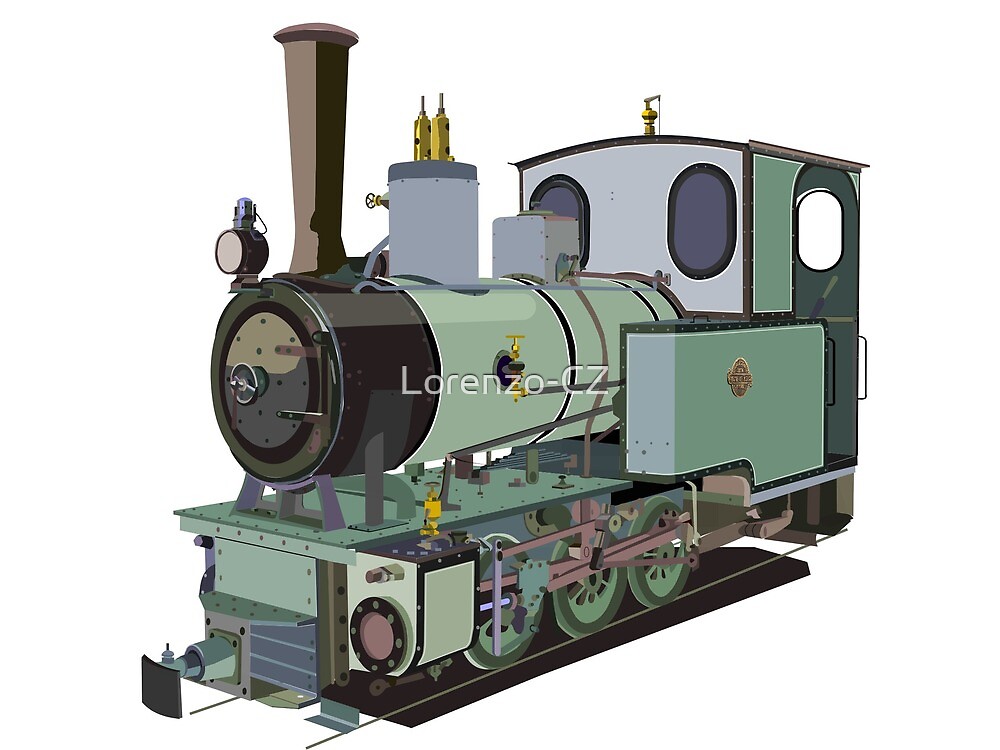 "Steam engine 40HP" by Lorenzo-CZ | Redbubble