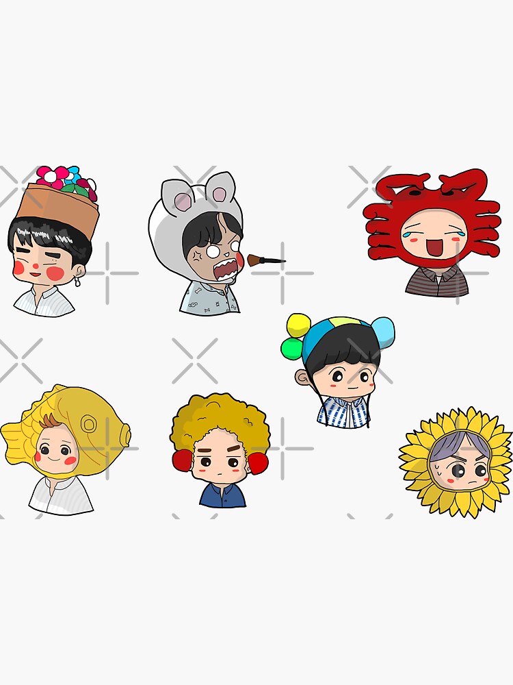 "Got7 Sticker set - ASMR" Sticker for Sale by Juumei | Redbubble