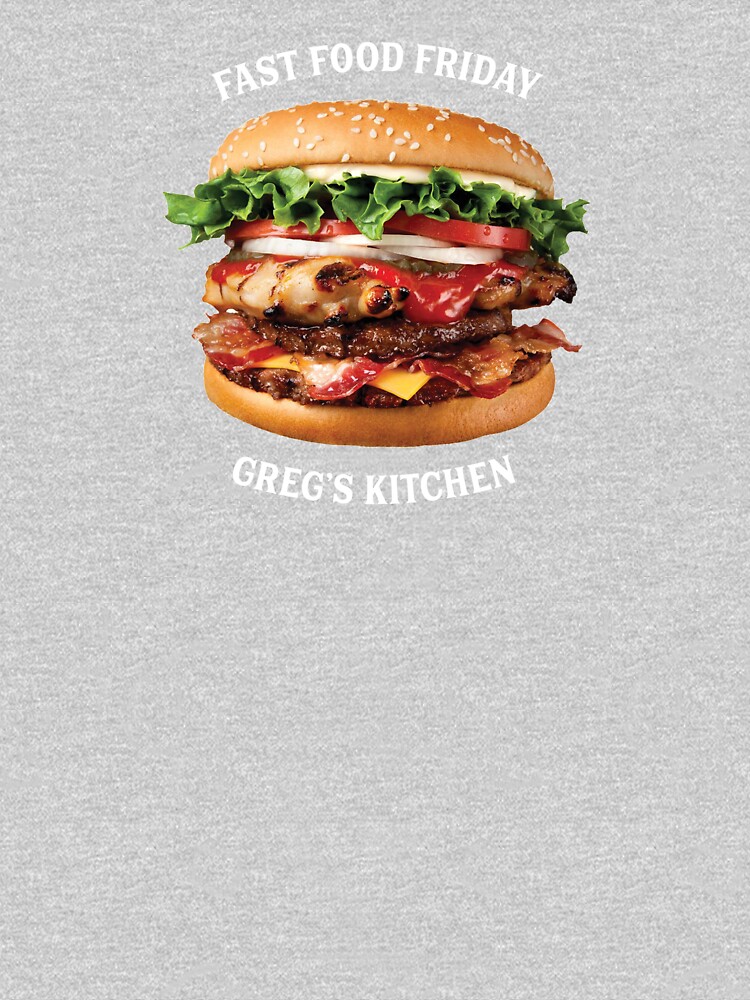 "Fast Food Friday" T-shirt by gregskitchen | Redbubble