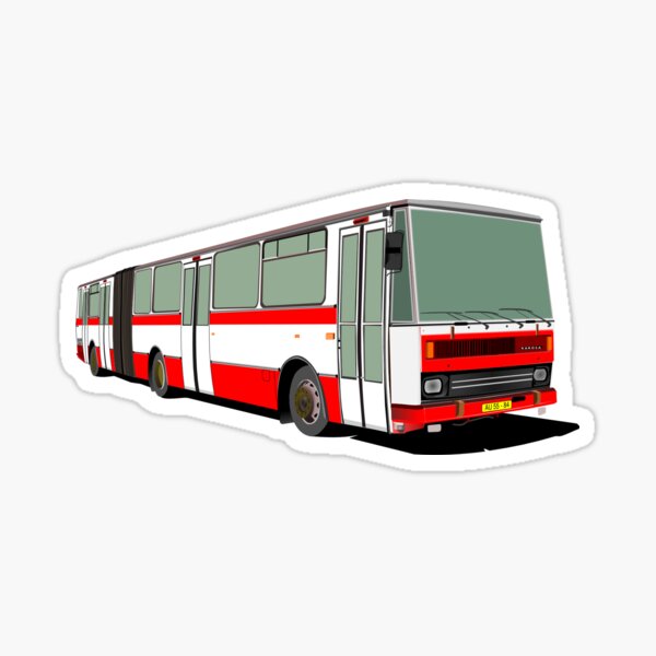 "Czech artikulated bus Karosa B 741" Sticker for Sale by Lorenzo-CZ ...