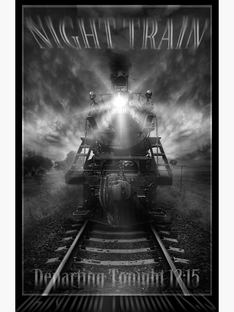 "Night Train ( Book Cover )" Poster by Cliff | Redbubble