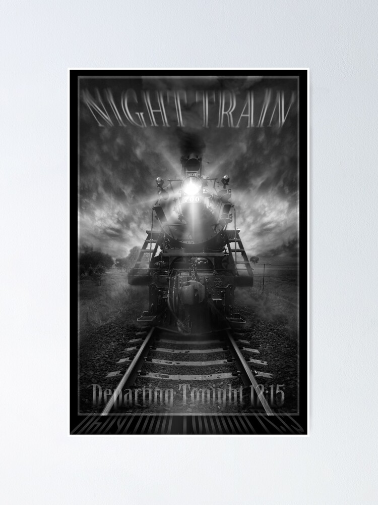 "Night Train ( Book Cover )" Poster by Cliff | Redbubble