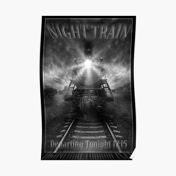"Night Train ( Book Cover )" Poster by Cliff | Redbubble