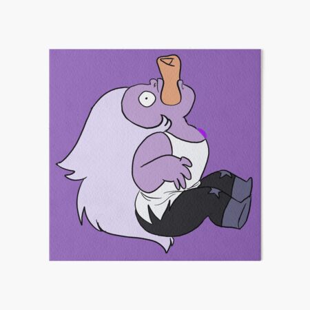 "Steven Universe Amethyst burrito" Art Board Print by lamppu | Redbubble