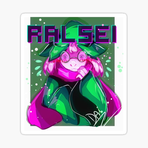 "[DELTARUNE] Ralsei" Sticker for Sale by DaiikonRadish | Redbubble