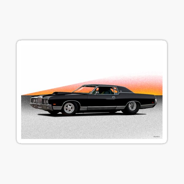 "1972 Ford LTD 429 Brougham" Sticker for Sale by DaveKoontz | Redbubble