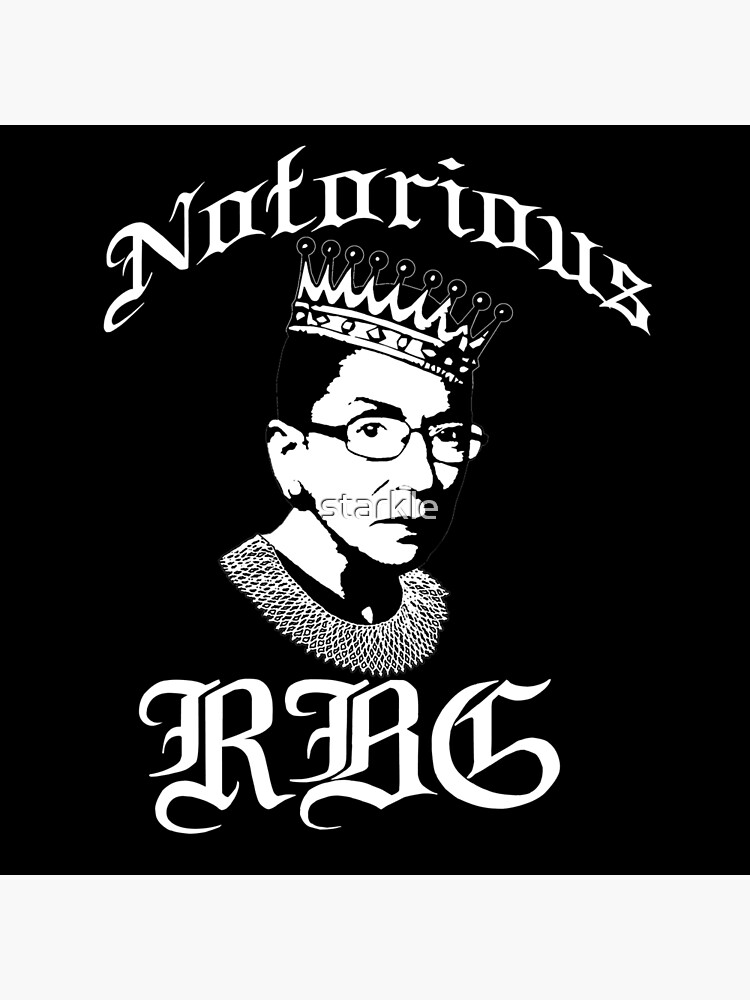 "NOTORIOUS RBG Ruth Bader Ginsburg SCOTUS Feminist Icon Crown Meme ...