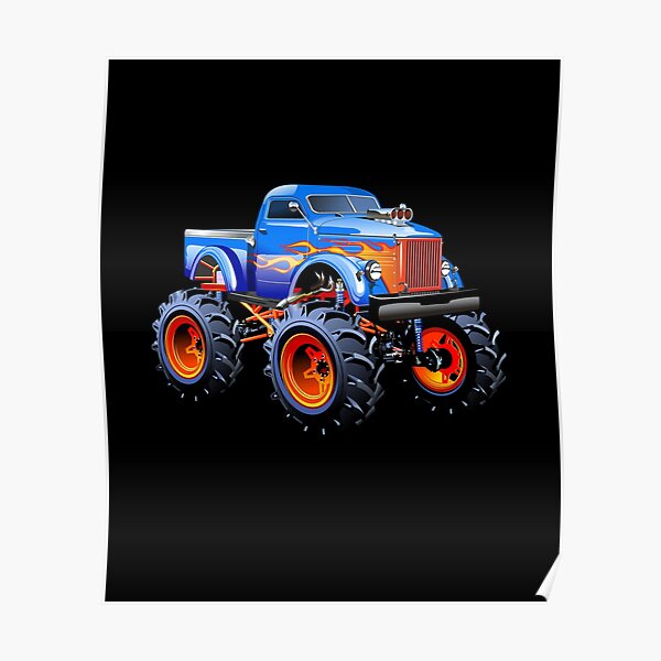 Monster Truck Posters | Redbubble
