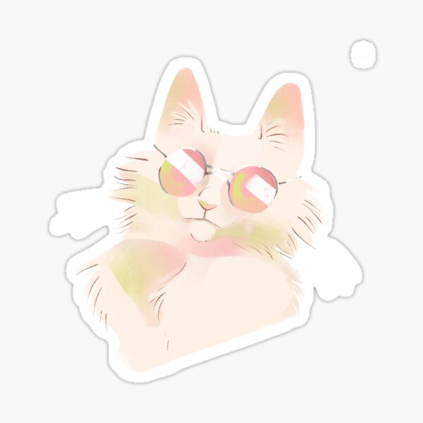 "Shades" Sticker for Sale by finchwing | Redbubble