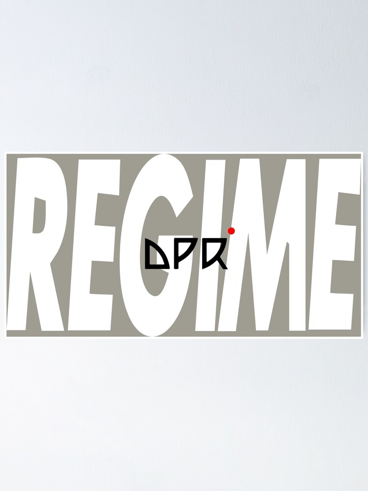 "REGIME DPR" Poster by akazumaki | Redbubble