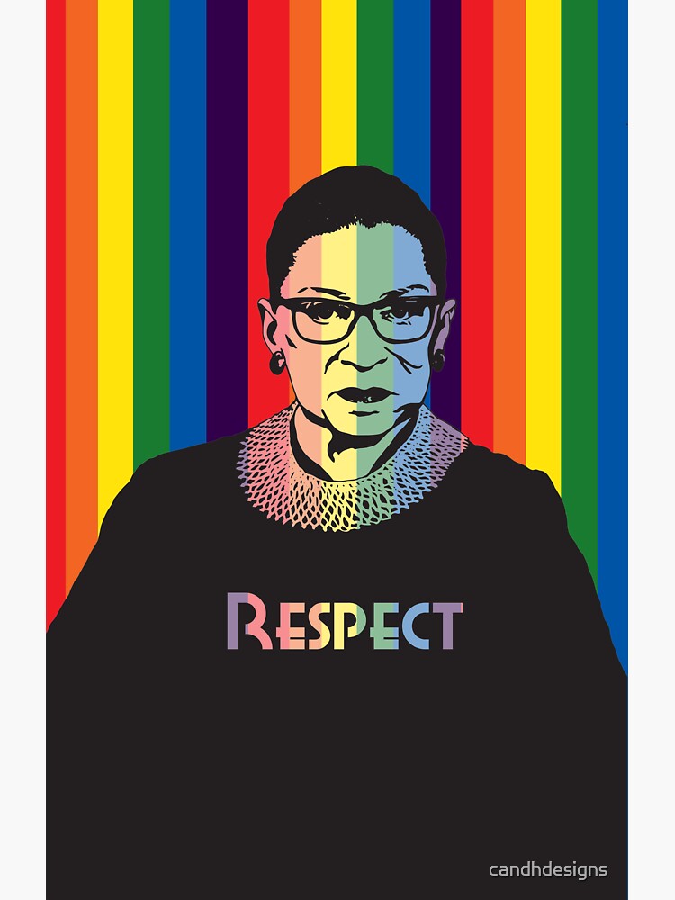 "RGB Respect Rainbow" Sticker for Sale by candhdesigns | Redbubble