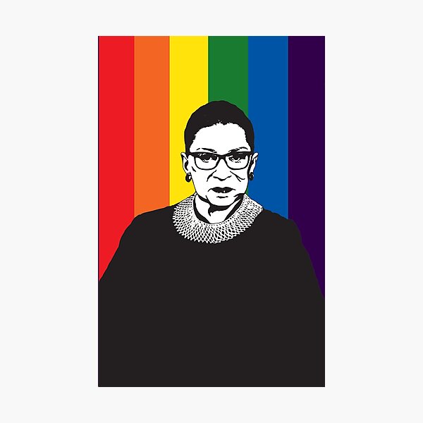 Rbg Flag Photographic Prints | Redbubble