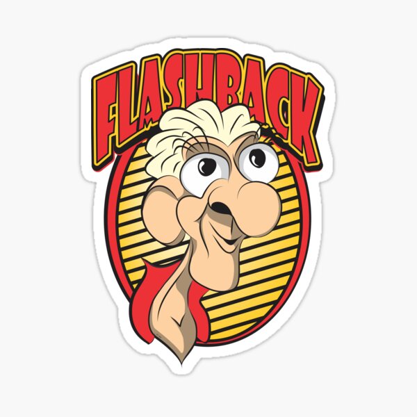"FLASHBACK" Sticker for Sale by MontanaJack | Redbubble