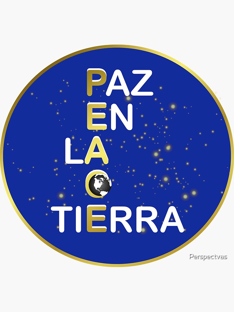 "Peace on Earth | Bilingual | Spanish Teacher | Holiday Sticker | ESL ...