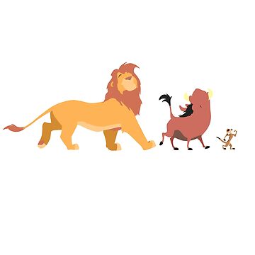 "The Lion King - Timón, Pumba, Simba" Art Print by MixxNothing | Redbubble