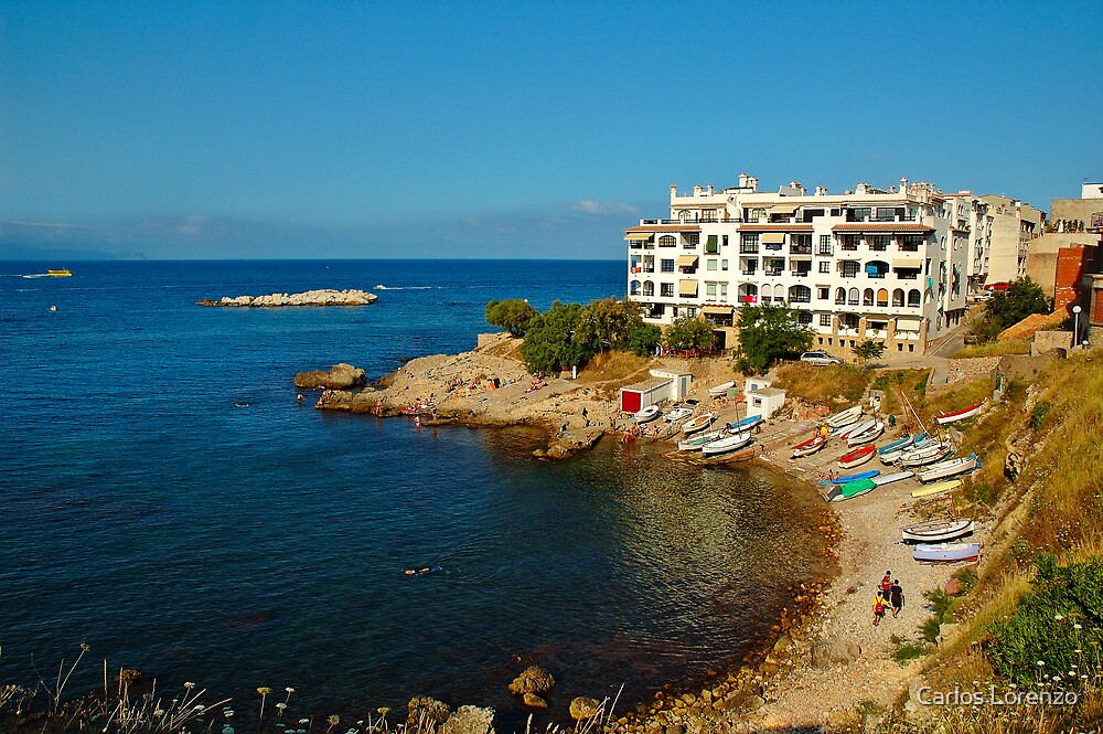 "L'Escala, Costa Brava, Catalonia, Spain" by Carlos Lorenzo | Redbubble