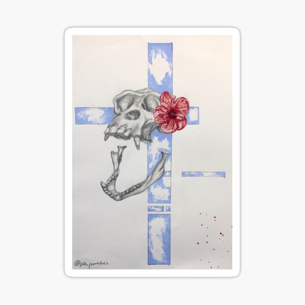 "Open Wide" Sticker by pbportfolio | Redbubble