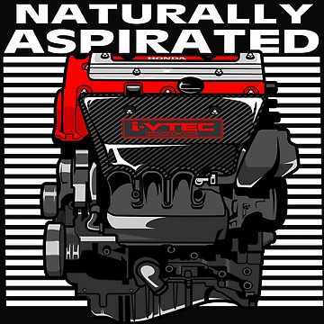 "K20 Engine Carbon Naturally Aspirated" Sticker for Sale by ...