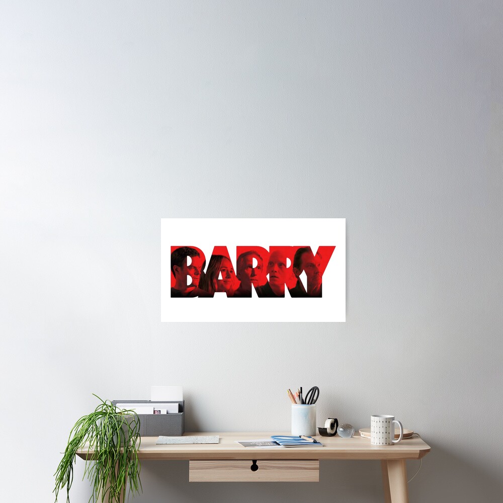 "Barry Character Logo" Poster for Sale by sydhagen394 | Redbubble