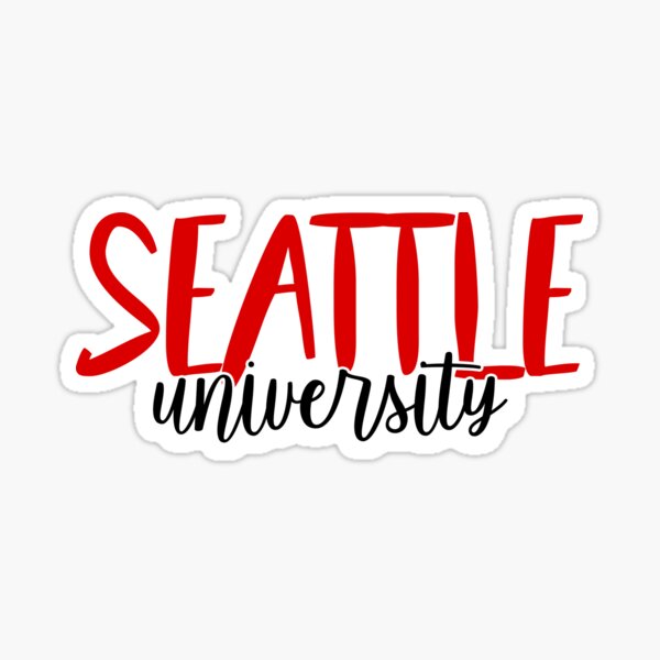 "Seattle University" Sticker by mynameisliana | Redbubble