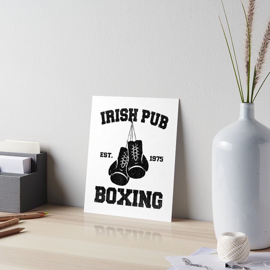 "Fighting Irish Pub Boxing " Art Board Print for Sale by CaoYan | Redbubble