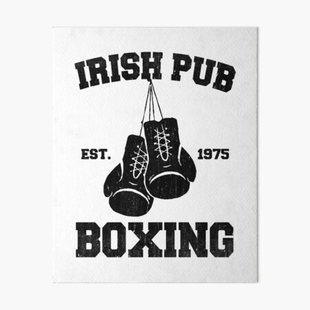 "Fighting Irish Pub Boxing " Art Board Print for Sale by CaoYan | Redbubble