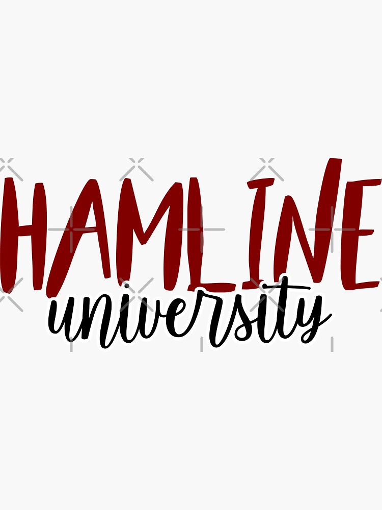 Hamline University Sticker For Sale By Mynameisliana Redbubble