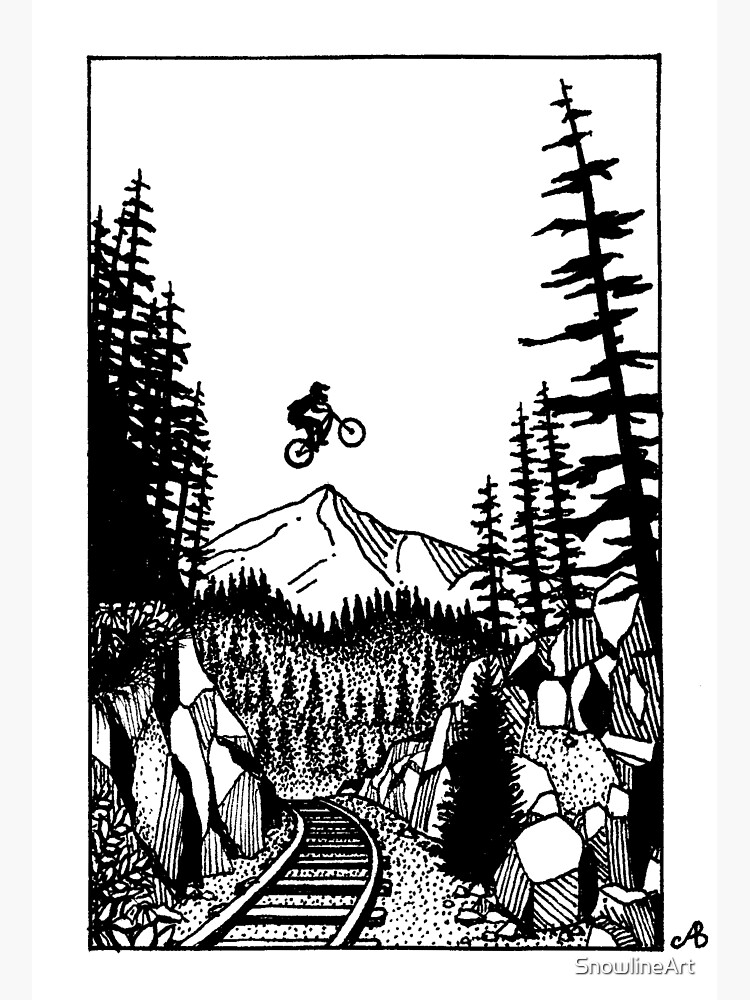 "Train Gap MTB Jump - Pemberton, BC, Canada - Mountain biking pen and ...