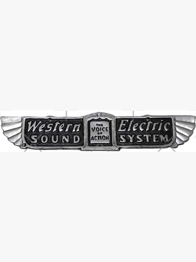 "Western Electric Sound System" Poster for Sale by savethetshirt ...