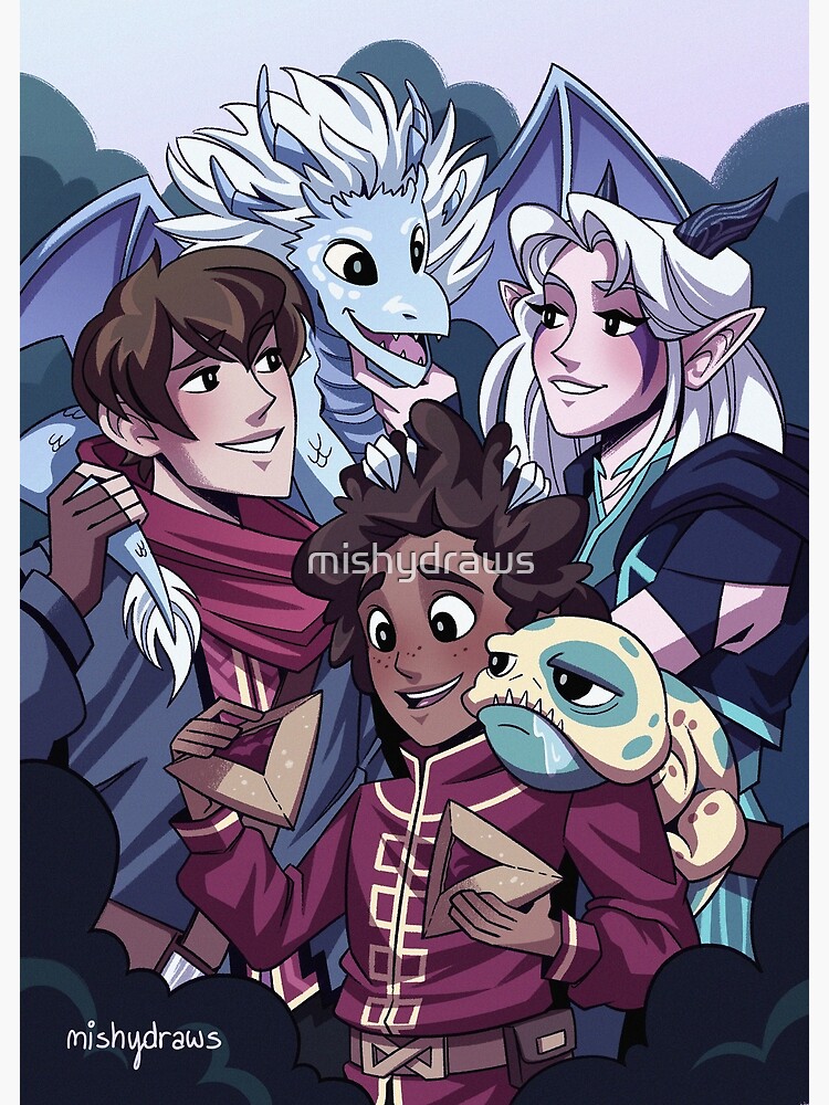 "Dragon Family" Poster for Sale by mishydraws | Redbubble