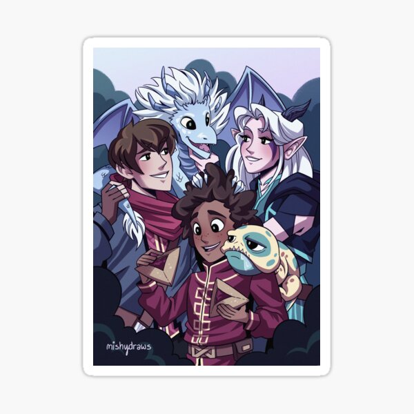 "Dragon Family" Sticker for Sale by mishydraws | Redbubble