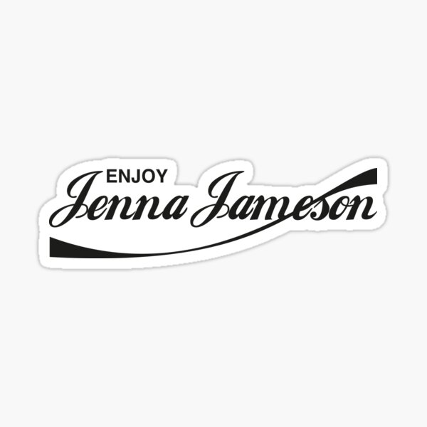 "Enjoy Jenna Jameson" Sticker for Sale by hypnotzd | Redbubble