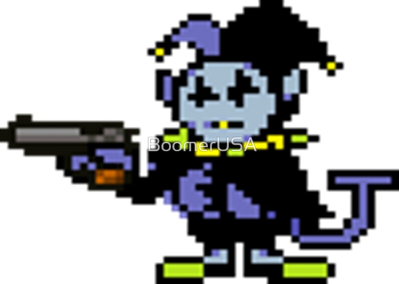 "Deltarune Jevil Gun" by BoomerUSA | Redbubble