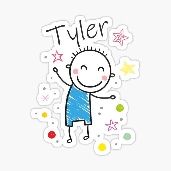 "Tyler" Sticker for Sale by oleo79 | Redbubble