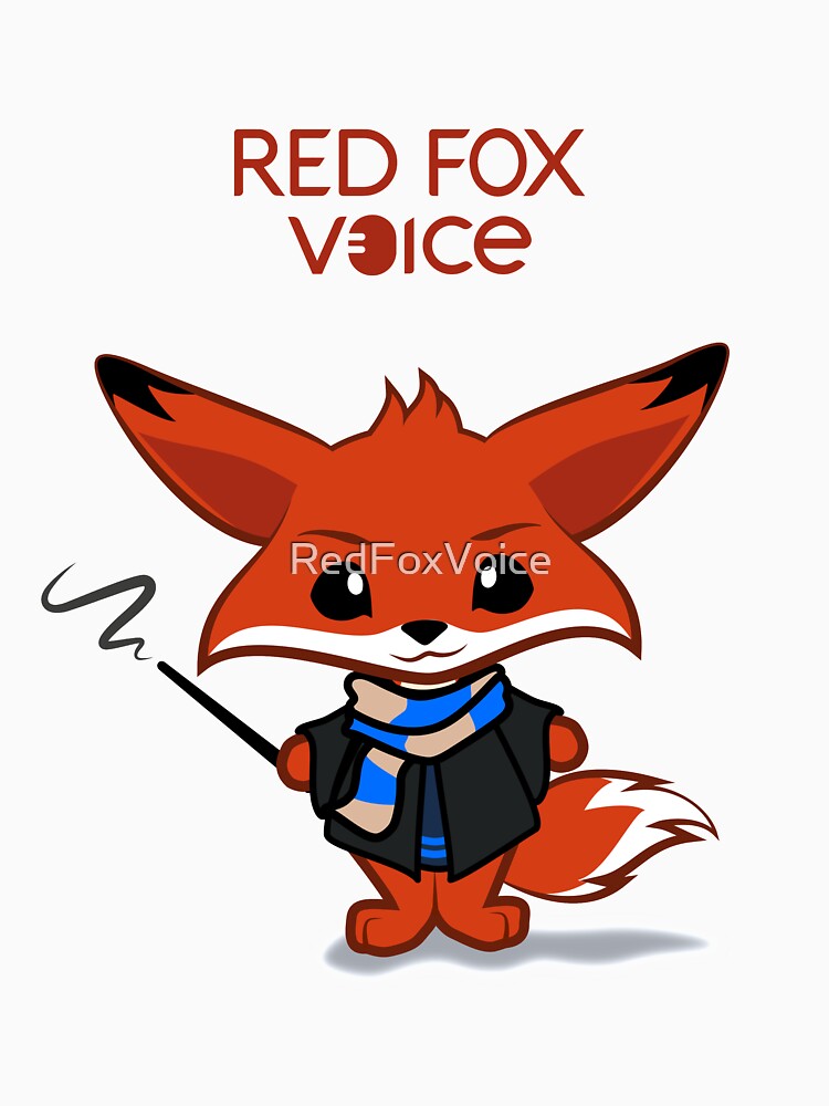 "Red Fox Voice Wizard Fox" T-shirt by RedFoxVoice | Redbubble