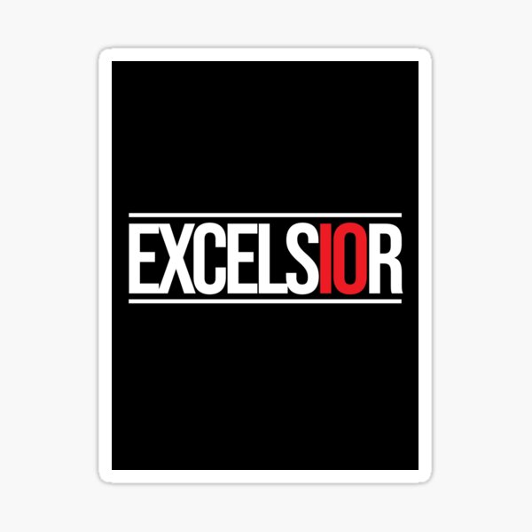 "Excelsior stan lee" Sticker by teebees | Redbubble