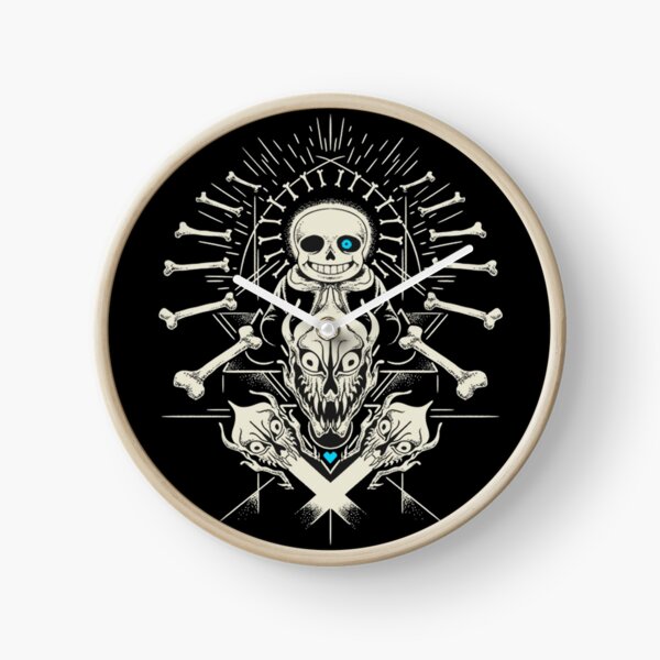 Undertale Sans Clocks | Redbubble