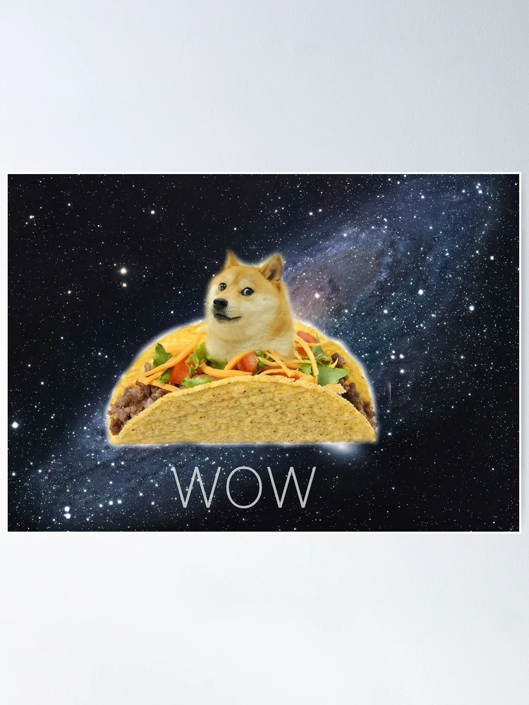 Pixelated Doge Taco
