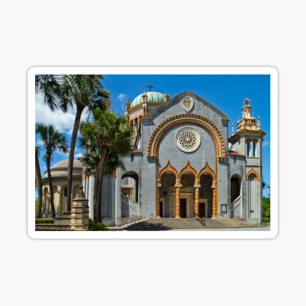 "Flagler Memorial Presbyterian Church, St Augustine" Sticker by ...