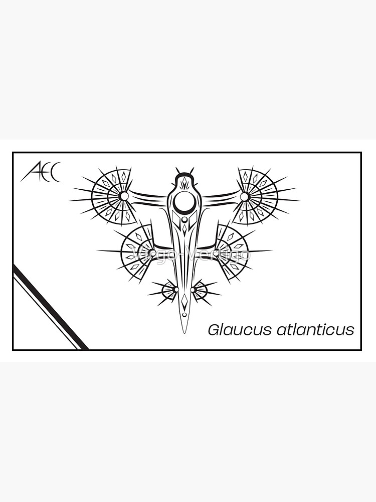 "Glaucus Atlanticus " Sticker for Sale by Virgo-Vertigo | Redbubble