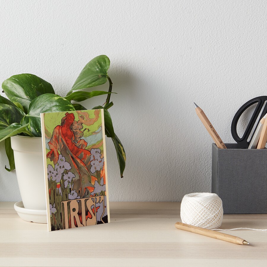 "Iris Opera Italian art nouveau concert advert" Poster for Sale by ...