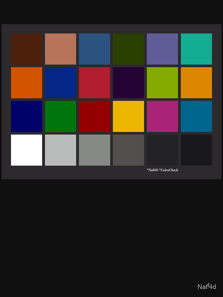 "Color Checker Chart" Essential T-Shirt for Sale by Naf4d | Redbubble